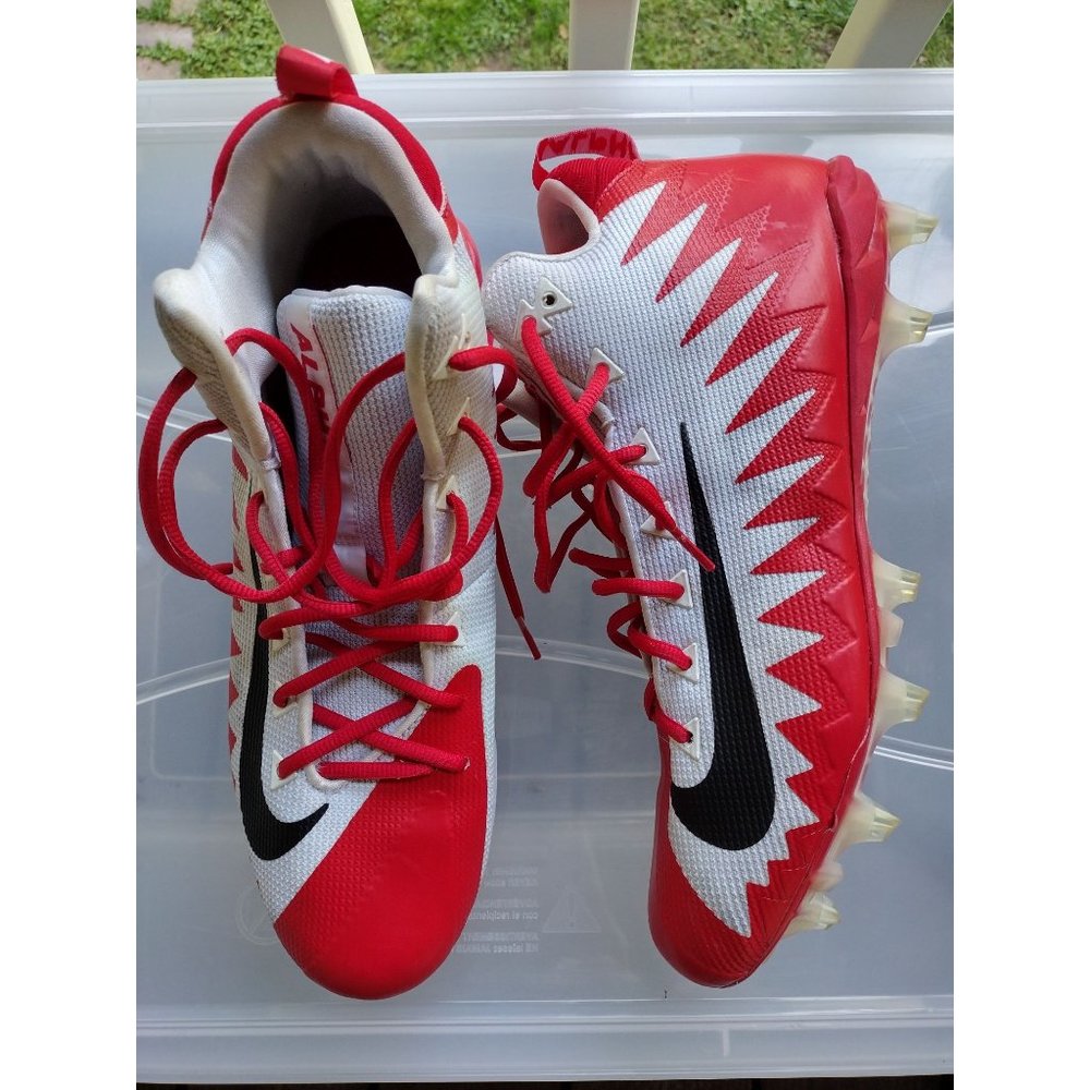 Nike Alpha Menace Pro Mid Black White Red Football Cl… - Gem